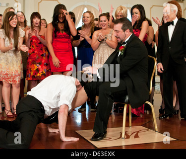 Joey Fatone on the film set of the indie comedy 'Mancation' at The ...