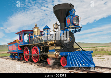 The Central Pacific steam locomotive 'Jupiter' Union Pacific steam ...
