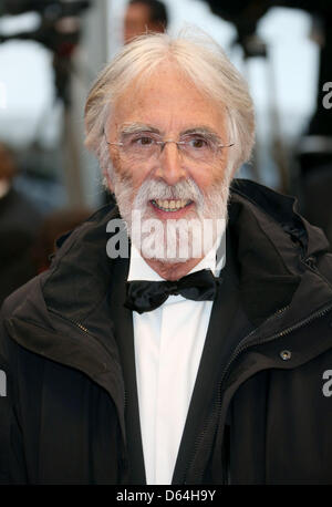Austrian director Michael Haneke arrives at the premiere of "Therese ...