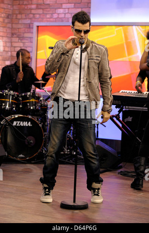 Jordan Knight appearing on CTV's 'The Marilyn Denis Show', promoting ...