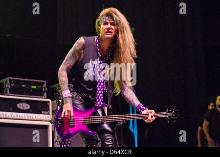 Travis Haley alias Lexxi Foxxx from American metal band Steel Panther ...