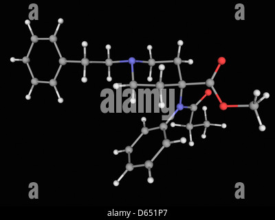 Carfentanil synthetic opioid drug molecule, illustration Stock Photo ...