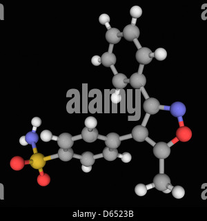 Valdecoxib drug molecule Stock Photo - Alamy