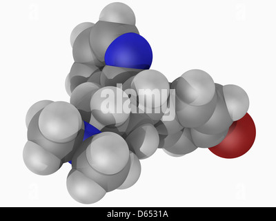 Brompheniramine drug molecule Stock Photo - Alamy