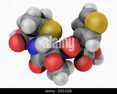 Temocillin drug molecule Stock Photo - Alamy
