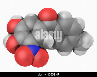 Tolcapone drug molecule Stock Photo - Alamy