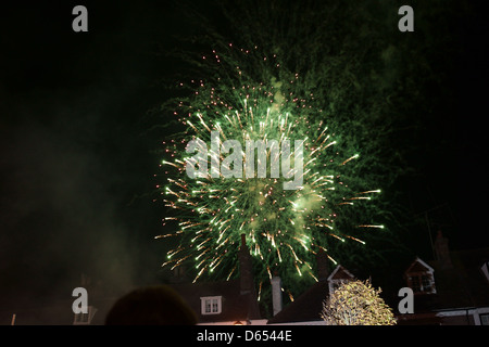 hastings battle bonfire night sky fireworks night Stock Photo - Alamy