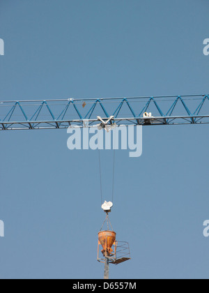 Lifting gear crane, used to load / unload barges on the Bridgewater ...