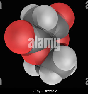 Meldrum's acid molecule Stock Photo - Alamy