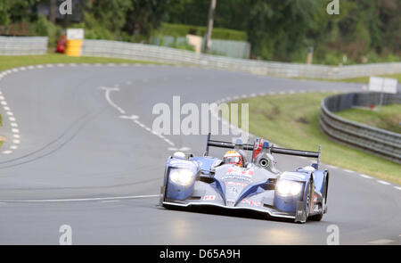 The LMP1 class Honda HPD ARX 03a of Strakka Racing with drivers Nick ...