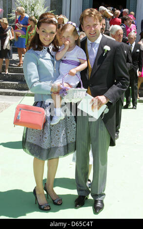 Prince Floris and Princess Aimee of The Netherlands attend the funeral ...