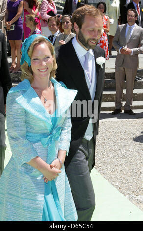 Princess Margarita and Tjalling ten Cate with their daughters Julia and ...