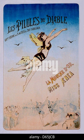 A vintage French advertisement poster for a circus, featuring the 'Le ...