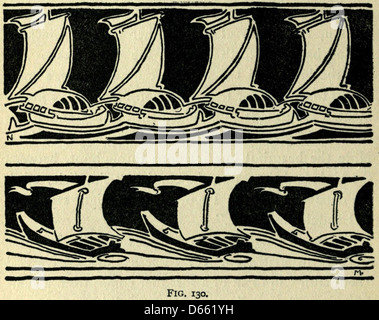An image showcasing a design by Ernest Batchelder, a renowned figure in ...