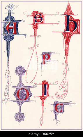 An illustration from W. R. Tymms' 1860 work featuring a collection of ...