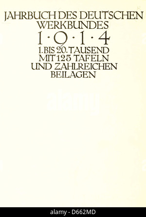 A page from the 'Deutsche Werkbund' yearbook, showcasing innovative ...