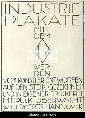 A poster from the Deutsche Werkbund, a German design movement ...