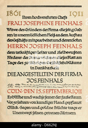 A German advertisement from the Deutsche Werkbund, featuring a banknote ...