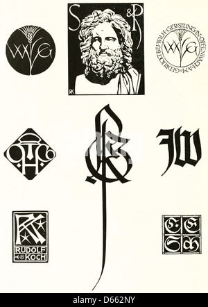 A German advertisement from the Deutsche Werkbund, featuring a banknote ...