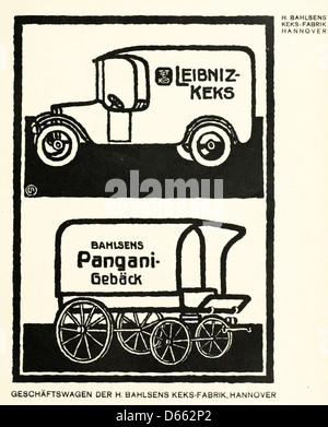 A German advertisement from the Deutsche Werkbund, featuring a banknote ...