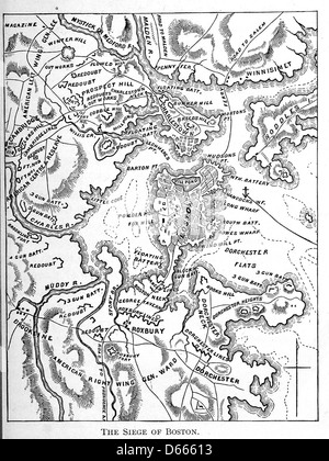 The *Siege of Boston* was a pivotal event in the early stages of the ...