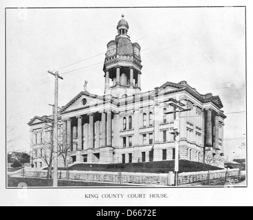 Seattle, Washington: King County Courthouse from Seattle City Hall. The ...