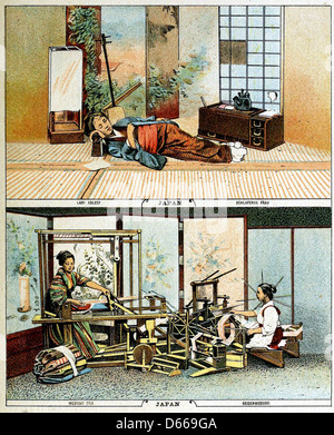 An 1888 illustration from 'A Trip Around the World' by George Moerlein ...