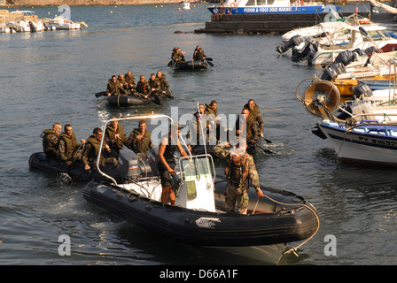 French Marine Commando's, Collioure, France Stock Photo - Alamy
