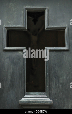 Recoleta Cemetery, view through window from shopping centre, Buenos ...