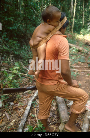 Suruí do Tocantins indigenous people, Amazon rain forest, Brazil Stock ...