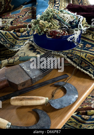 Rug Making Tools Stock Photo - Alamy