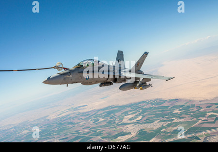 Maj. Eric Geyer and Capt. Kyle Haire, both F-18 Hornet instructors ...