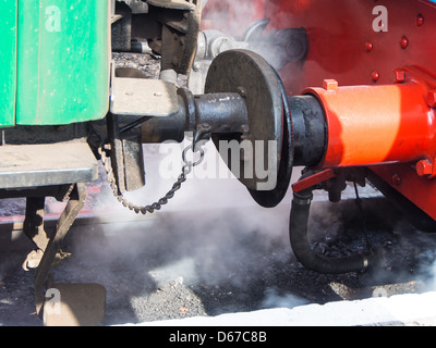 Old steam engine locomotive buffers bumpers reflectors Stock Photo - Alamy
