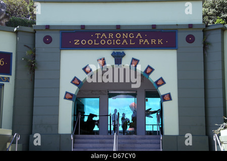 The entrance to Taronga Zoological Park (Sydney Zoo) in Sydney ...