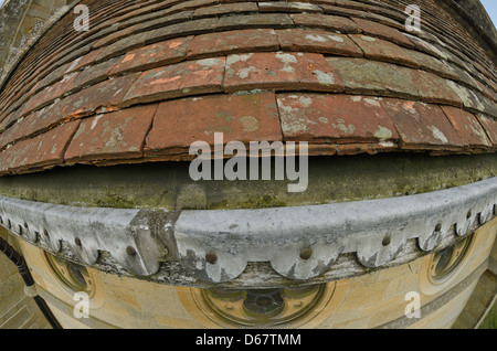 Bespoke sheet lead lined gutter ally drainage channel to roof with ...