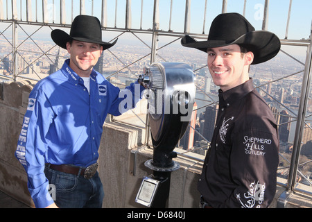 Professional Bull Riders (PBR) Colby Yates and Luke Snyder visit The ...