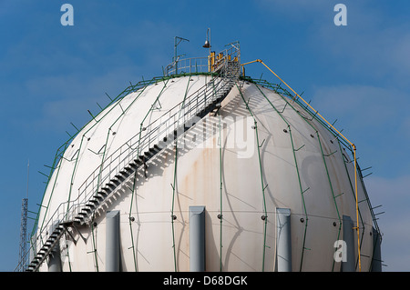 factory where you store butane butane canisters in a huge Stock Photo ...