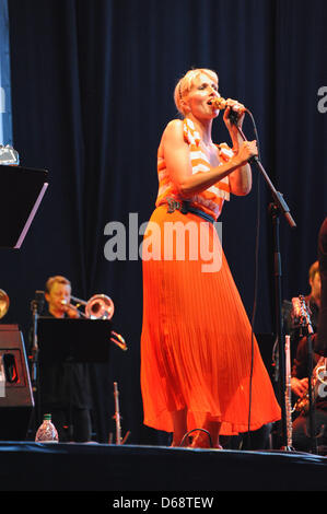 Swedish jazz singer Viktoria Tolstoy on stage during Stockholm Jazz ...