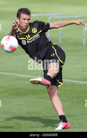 Ivan Perisic, player of Borussia Dortmund and his girlfriend attend a ...