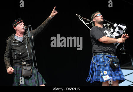 Singer Paul McKenzie of Canadian band 'The Real McKenziesÄ' performs at ...