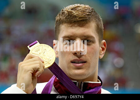Daniel Gyurta of Hungary celebrates after the Men's 200m Breaststroke ...