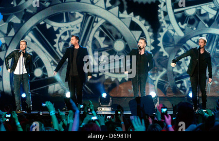 Westlife Childline 2011 Live Acts at The O2 Arena Dublin, Ireland Stock ...