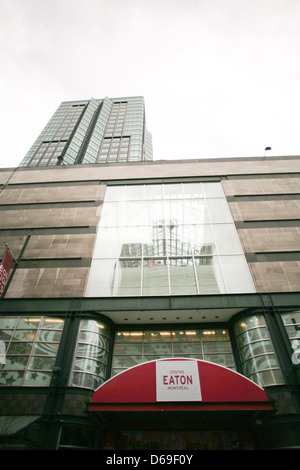 The entrance to the Montreal Eaton Centre in Quebec Stock Photo - Alamy