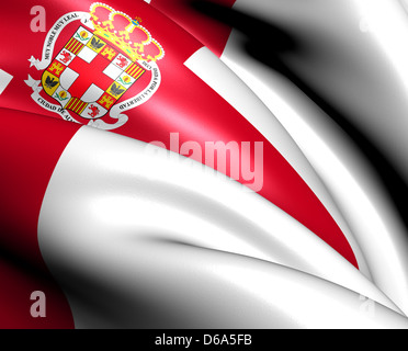 Flag of Almeria City Stock Photo - Alamy