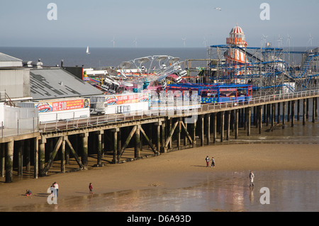 Clacton Pier funfair rides at Clacton on Sea Essex England An East ...