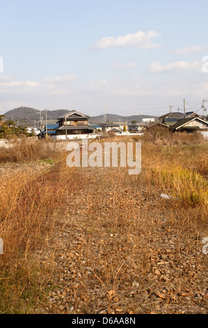 A disused railway line in the Hyogo Prefecture, Japan, known as the ...