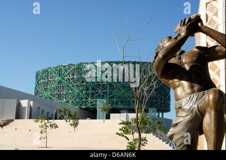 Exterior of the new Gran Museo del Mundo Maya de Merida or Grand Museum ...