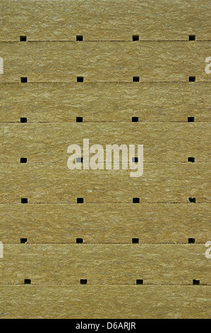 Closeup sheet rock wool, thermal insulation material texture Stock ...