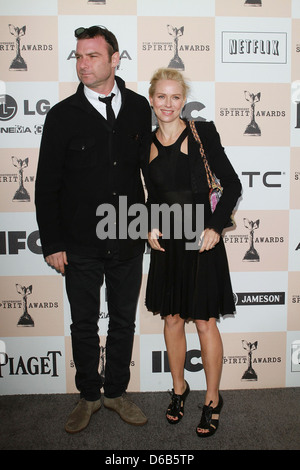 Naomi Watts and Liev Schreiber The 2011 Film Independent Spirit awards ...