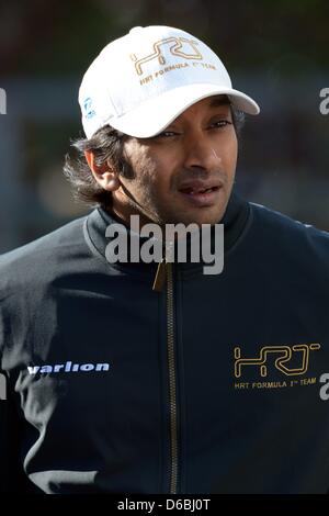 (dpa) - Indian Formula One driver Narain Karthikeyan of Jordan in ...